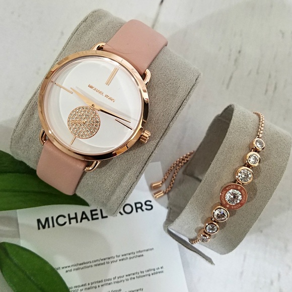Michael Kors | Accessories | Nwt Michael Kors Portia Watch Set Mk3863 ...